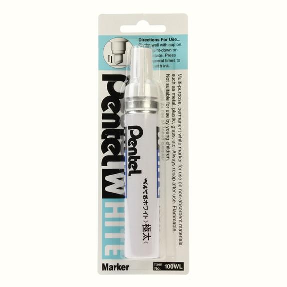 Pentel WHITE 100W marker PX100W-L - ALF Online Shop!