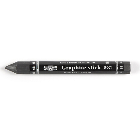 KOH-i-NOOR Graphite stick 8971 6B - ALF Online Shop!