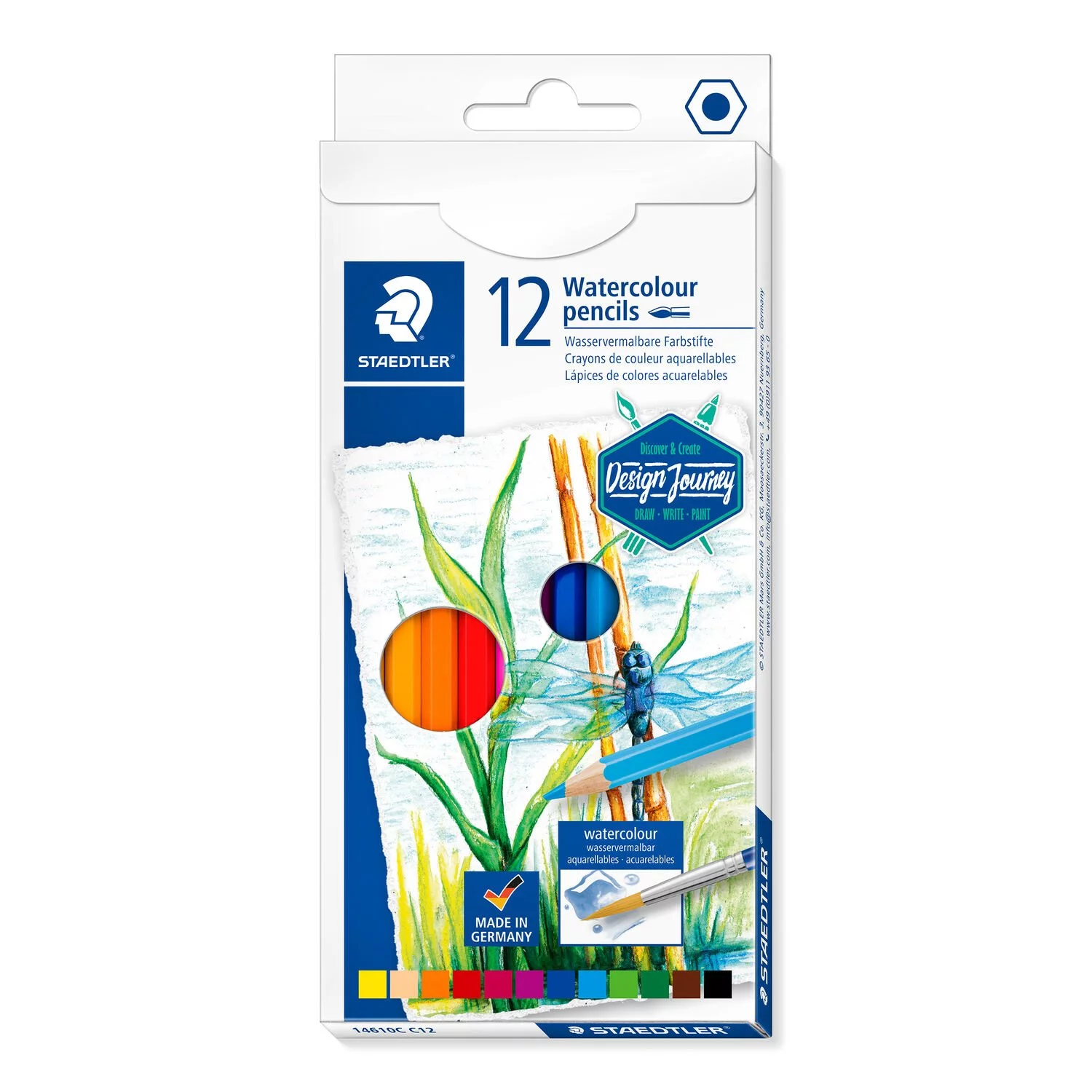 STAEDTLER Watercolour pencil 146 10C C12 - ALF Online Shop!