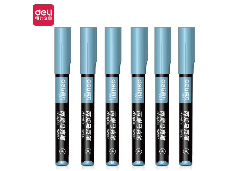 DELI Marker Acrylic S582 B06 pastel blue – ALF Online Shop!